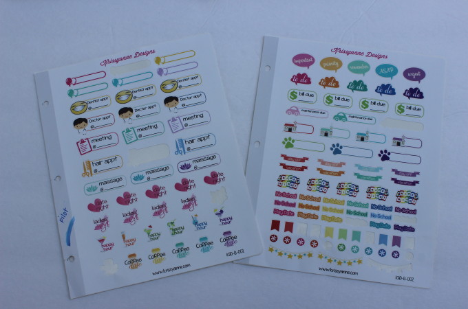 My Krissyanne Designs Sticker Binder! - JenPlans
